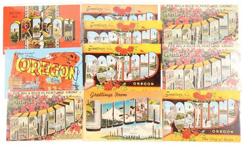 Oregon Large Letter Postcards 103264 Holabird Western Americana