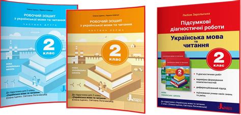 Купить 2 клас нуш Українська мова Комплект робочих зошитів та діагностичних робіт до
