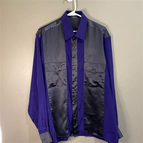 Gerlin Shirts Exceptional Gerlin Mens 0 Silk Shirt Made In Italy