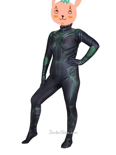 Halloween Costumes Skin Suits Thor Ragnarok Hela Superhero Cosplay