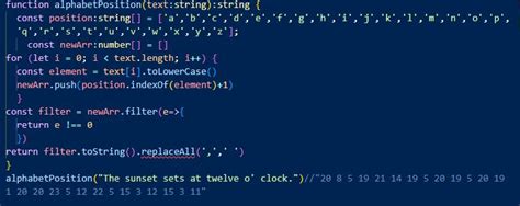 Javascript And Typescript Give A String Return The Position Of The