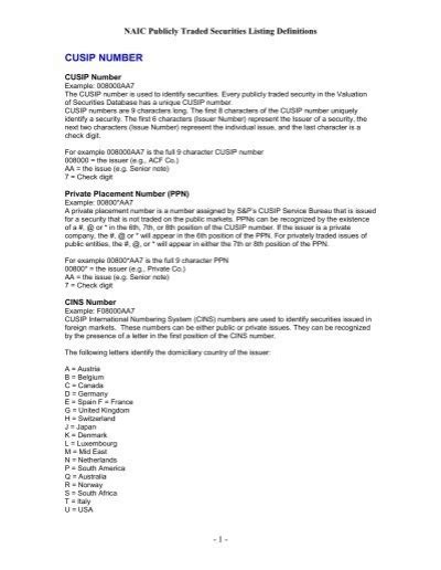 CUSIP Number