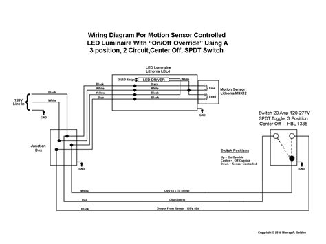 Motion Sensor Light Circuit Diagram