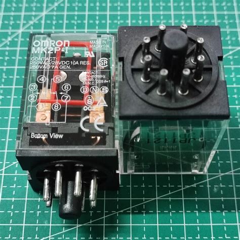 Jual RELAY OMRON MK 2P 8 PIN Without Lampu Shopee Indonesia