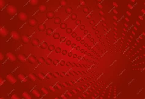 Premium Vector Red Dot Circle Design