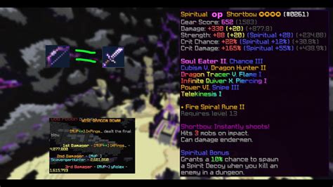I Got The SECOND BEST Bow In Hypixel Skyblock Juju Shortbow YouTube