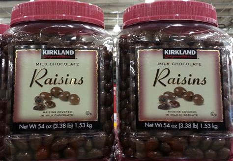 Kirkland Signature Milk Chocolate Raisins 54 Oz 2 Pack Buy Now With