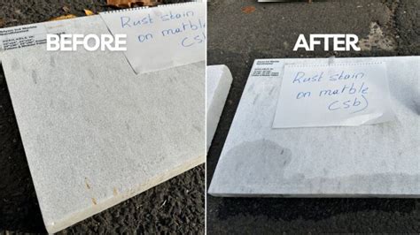 How To Remove Rust Stain From Marble Paver With Mar Gel Plus