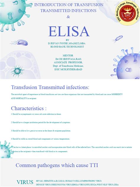 Introduction Of Transfusion Transmitted Infections Pdf