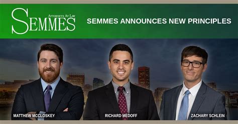Semmes Is Excited To Announce That Three Of Its Litigation Attorneys