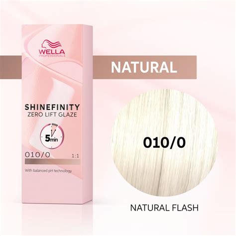 0100 Natural Shinefinity Zero Lift Glaze Wella Cosmoprof