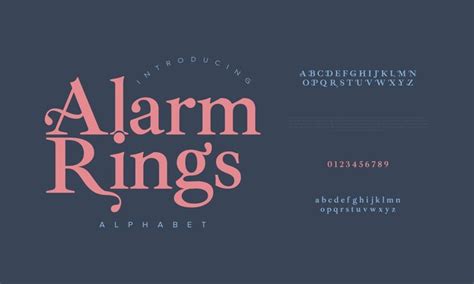 Alarmrings Premium Lujo Elegante Alfabeto Letras Y Números Elegante