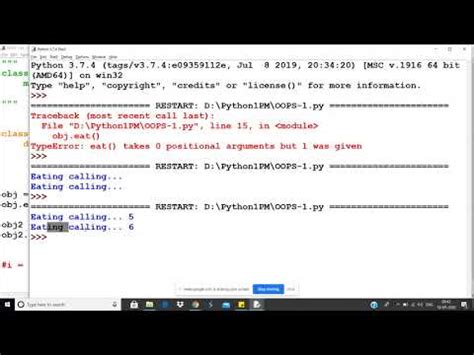 Python OOPS YouTube