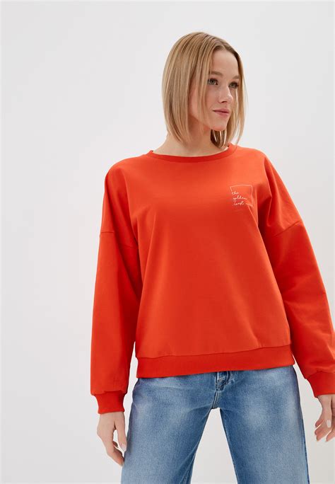 Свитшот UNQ, цвет: оранжевый, RTLACG938301 — купить в интернет-магазине ...