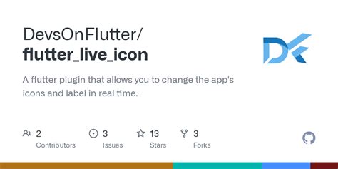 Github Devsonflutter Flutter Live Icon A Flutter Plugin That Allows