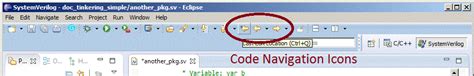 Sveditor User Guide Source Navigation