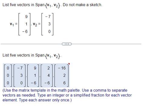 Solved 000 730 91 6 24 6 1626 Use The Matrix