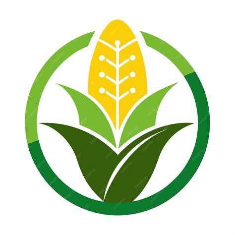 Corn Farming Logo Design Concept Vector Art And Illustration Premium Ai Generated Vector