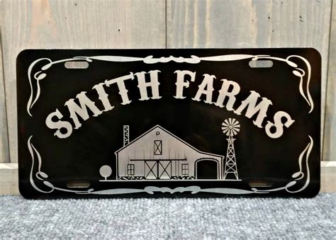 Personalized License Plate Your Choice Of Imagewords Custom License