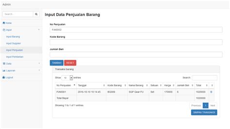 Contoh Program Kasir Dengan Php Codes Nolasbubble