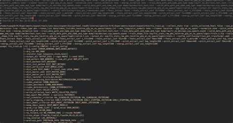 ESPnet2 TTS VCTK Recipe Stage 5 Argument Error Issue 2701 Espnet