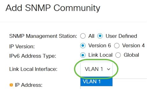 Configure Simple Network Management Protocol SNMP Communities On A Cisco Business Or