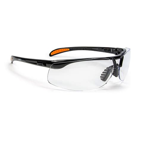 Uvex™ By Honeywell Protégé Safety Glasses Metallic Black Frame Wclear