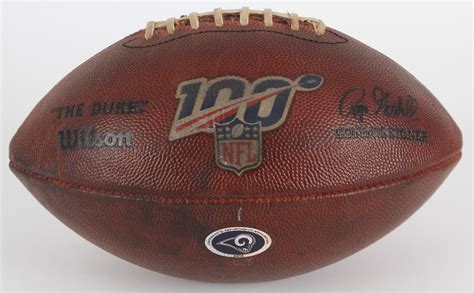 Lot Detail 2019 Tyler Higbee Los Angeles Rams Game Used Onfl Goodell