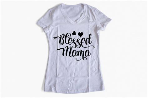 Blessed Mama Svg Cutting File Heart Svg Mothers Day Svg Etsy