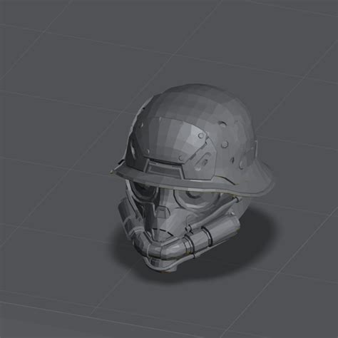 STL File Halo Mega Construx Bloks Kerberos Helmet V1 And V2 3D
