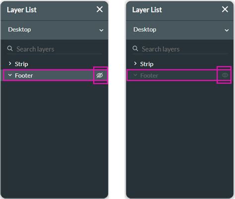 Hide Footer Titan Web
