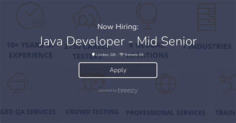 Java Developer Mid Senior At Testyantra Software Solutions Sumanth M