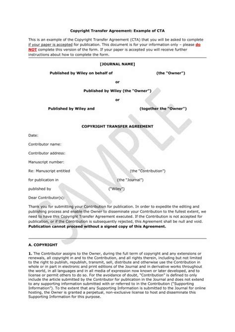 Template Material Transfer Agreement Hq Printable Documents