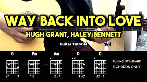 Way Back Into Love Hugh Grant Haley Bennett Easy Guitar Tutorial