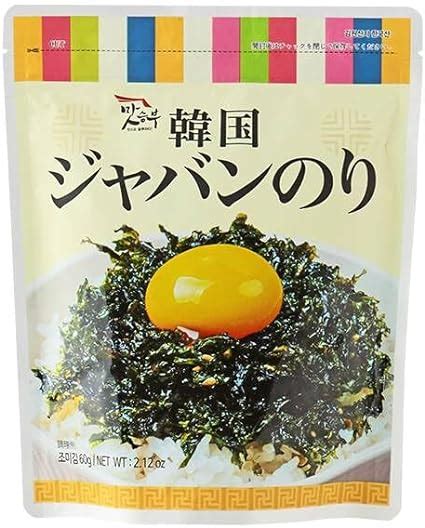 Amazon カルディ 韓国のり マッスンブ 韓国ジャバンのり 60g入り 1袋 韓国海苔 ふりかけ 海苔 のり ふりかけ海苔 乾のり 味