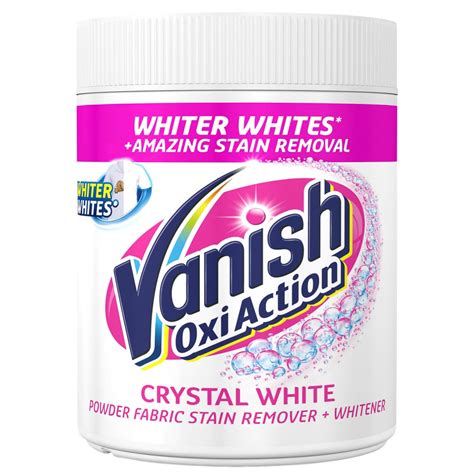 Vanish Oxi Action Crystal White Stain Remover 470g Laundry Bandm