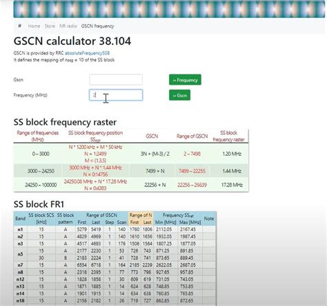 Calculate Ss Block Frequency Position Based On Gscn G Nr