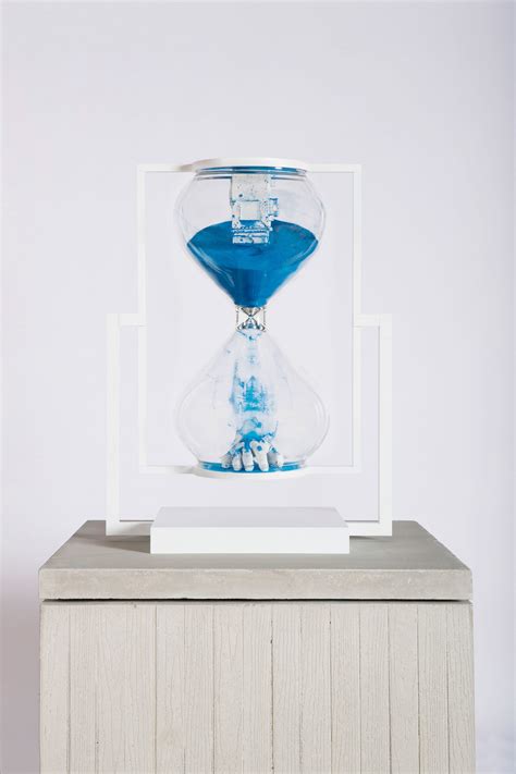 Daniel Arsham Installs Bright Blue Tea House Inside Atlanta Museum