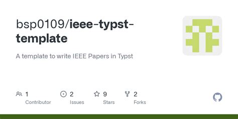 GitHub Bsp0109 Ieee Typst Template A Template To Write IEEE Papers
