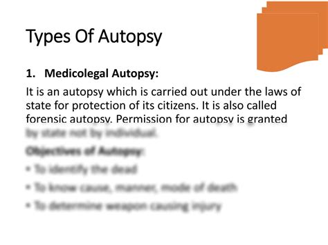 SOLUTION Autopsy And It S Types Studypool