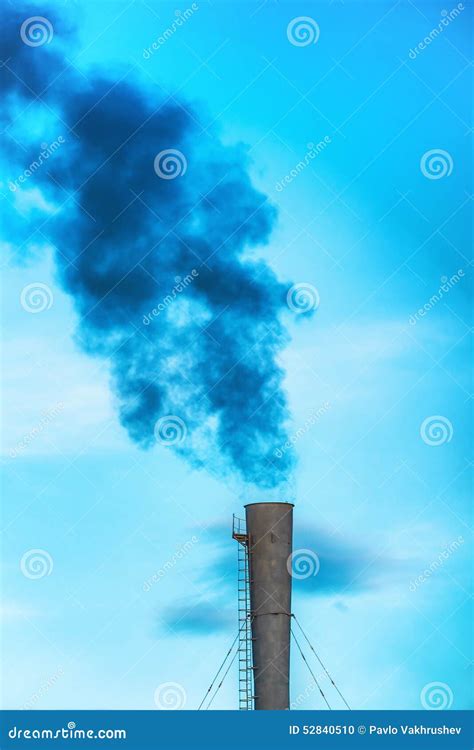 Industrial Black Toxic Smoke Stock Photo Image Of Carbon Atmosphere