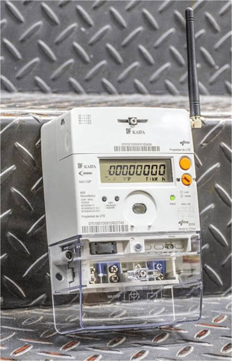 Smart Meter Kaifa Model Ma110p Installed By The Uruguayan Electricity Download Scientific