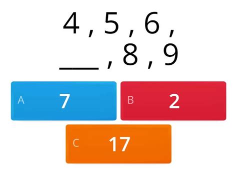 Number Sequence Quiz