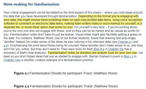 Familiarisation In Thematic Analysis Dr Andrew Huangs Blog