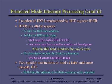Ppt Protected Mode Interrupt Processing Powerpoint Presentation Free Download Id 1417348