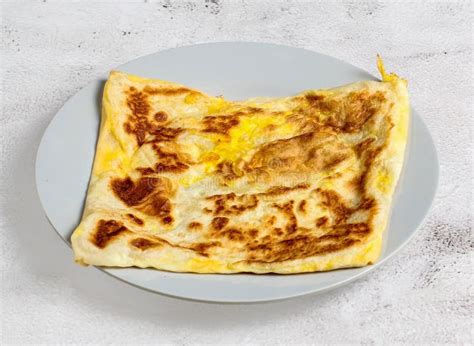 Egg Paratha Or Parata Served In Dish Isolated Top View Of Singapore