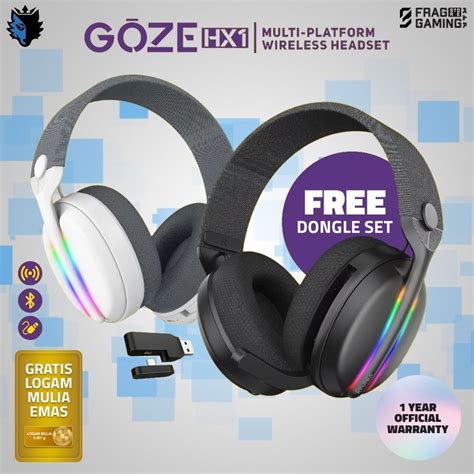 Jual Sades Ryunix Goze Hx1 Headset Gaming Wireless Bluetooth Shopee