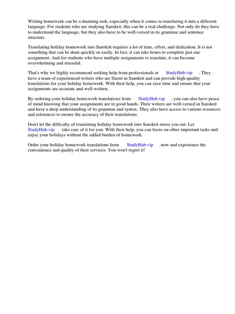 Holiday Homework Translate In Sanskrit Pdf Mahatma Gandhi Dalit