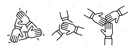 團隊攜手合作圖標集團隊合作符號研究組織商人 向量 研究 組織 商人向量圖案素材免費下載，png，eps和ai素材下載 Pngtree
