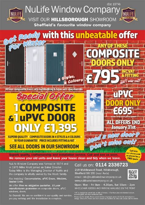 Composite Doors Colours Available